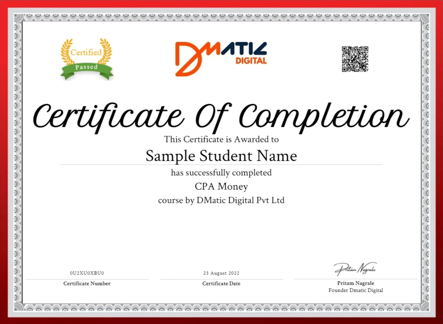 CPA Money Landing Page - DMatic Digital